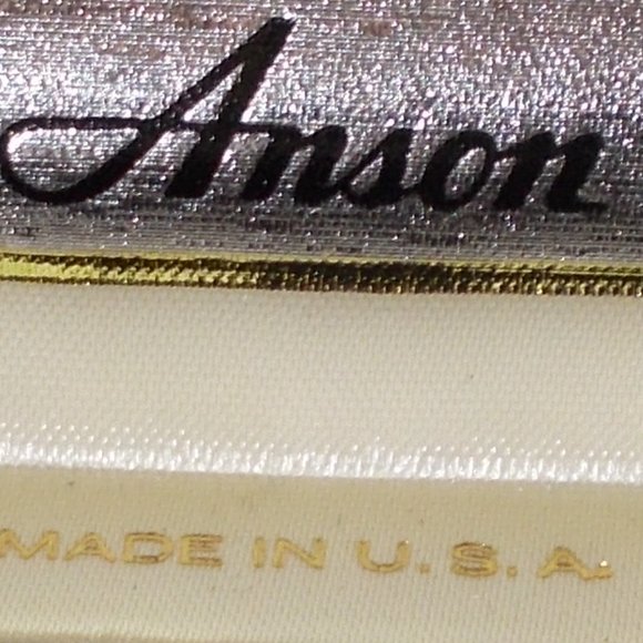 Anson | Accessories | Vtg Anson Silver Brass Twin Lock Fobkeychain In ...